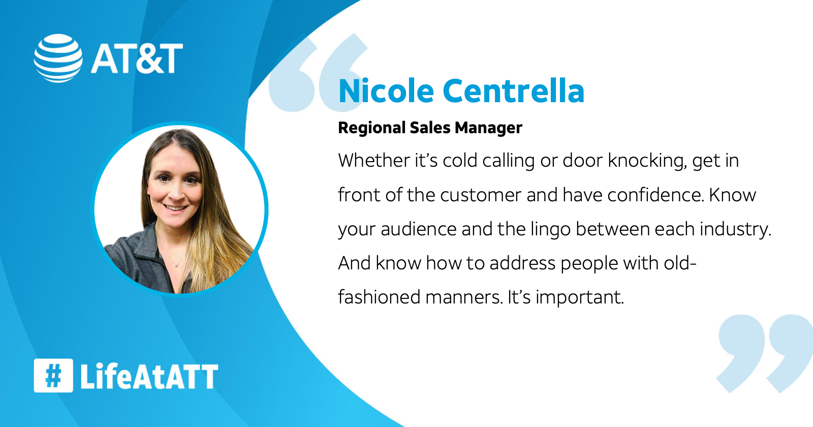 The unseen opportunities in Business Sales: Nicole's journey at AT&T